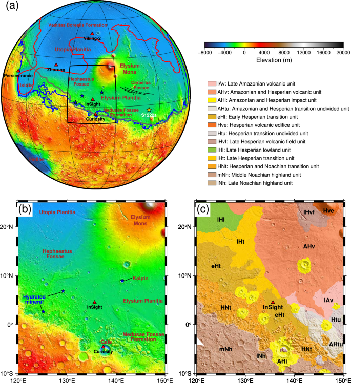 Subsurface fluvial sediments beneath InSight on Mars from geophysical ...