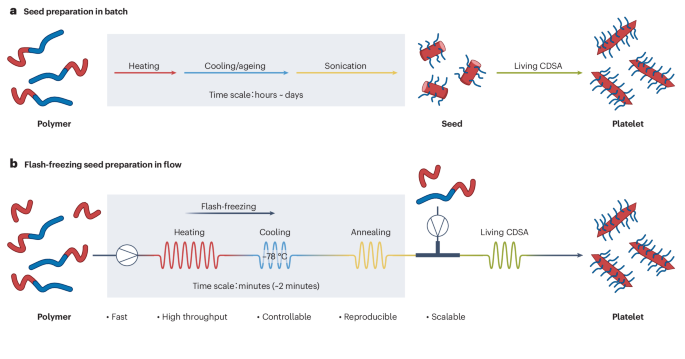 Scalable and precise synthesis of polymer nanoparticles | Nature Synthesis