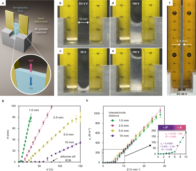 Huge transverse Maxwell stress in ferroelectric fluids and prototyping ...