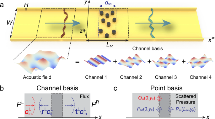 Scattering matrices of two-dimensional complex acoustic media | npj ...