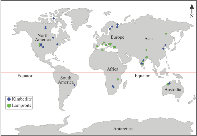 Geochemical Distinction between Kimberlites and Lamproites: A Novel ...