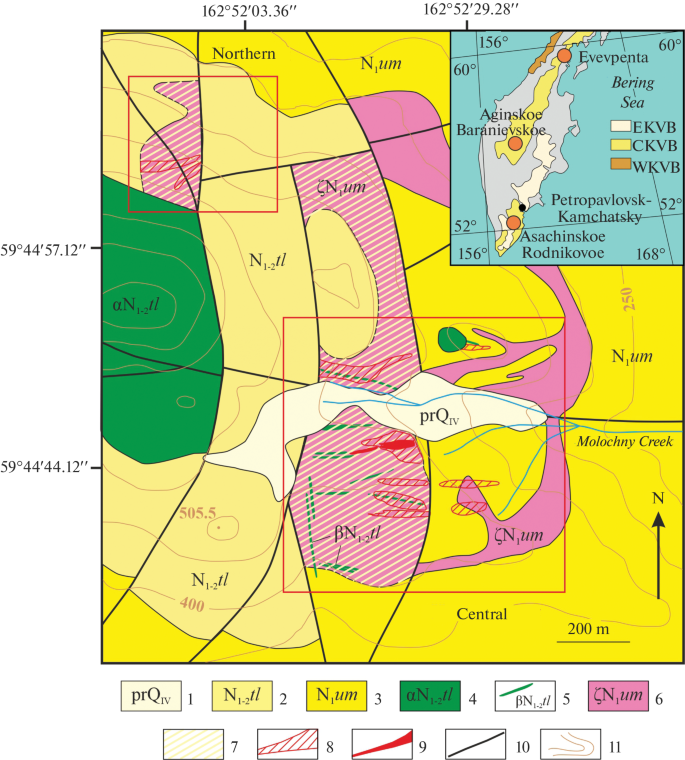 First Data on the Mineralogy of the Evevpenta Epithermal Silver–Gold ...
