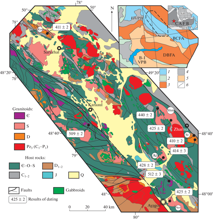 Stages of Granitoid Magmatism in the Eastern Part of the Kazakhstan ...