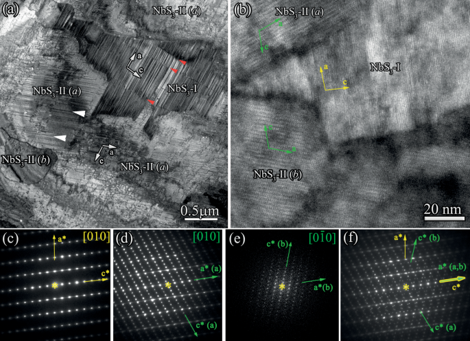 Microstructure of Two-Phase NbS3 Whiskers | Crystallography Reports ...