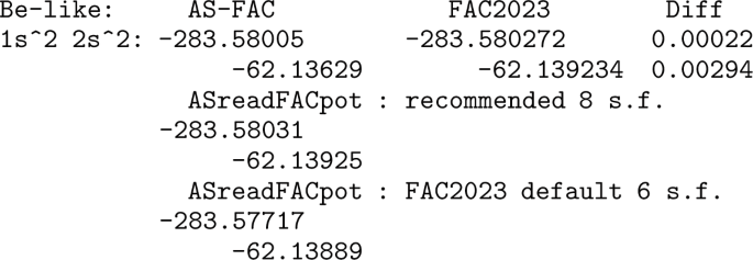 A FAC potential for autostructure | The European Physical Journal D