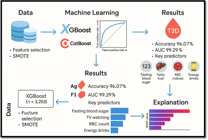 Leveraging XGBoost and explainable AI for accurate prediction of type 2 ...