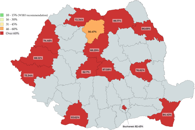 Patterns of cesarean birth rates in the public and private hospitals of ...