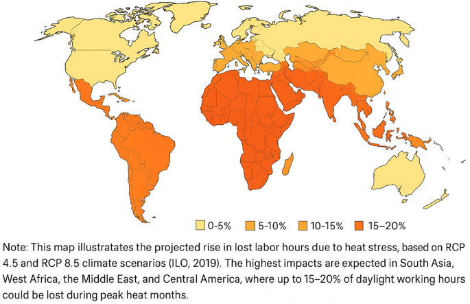 Climate induced thermal stress in the workplace and its implications ...