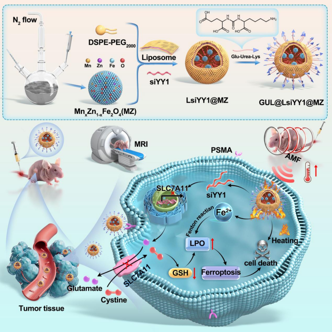 PSMA-targeted theranostic nanoplatform achieves spatiotemporally ...