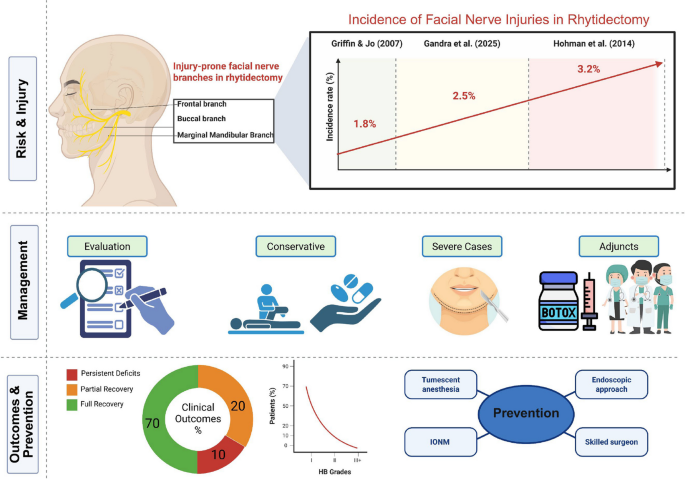 Management and outcomes of facial nerve injury following rhytidectomy ...