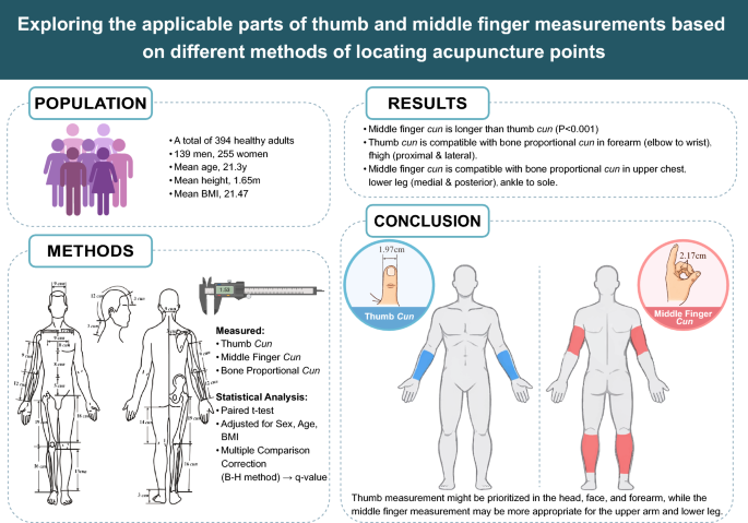 Exploring the Applicable Parts of Thumb and Middle Finger Measurements ...