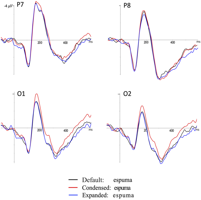 The effect of inter-letter spacing on the N170 during visual word ...