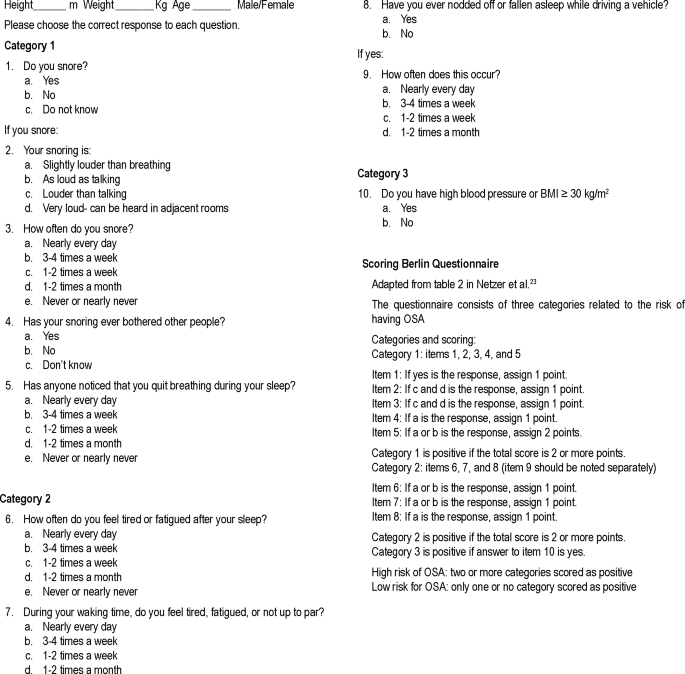 Evaluation of Sleep Disorders in the Primary Care Setting: History ...