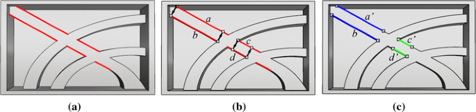 Automatic recognition and decomposition of rib features in thin-shell ...