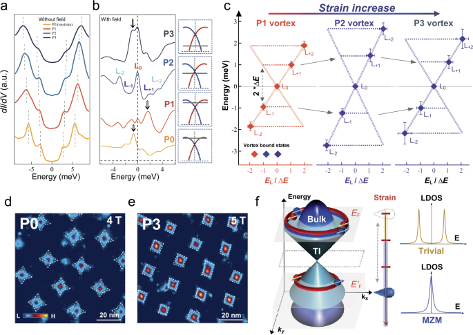 Tunable vortex Majorana modes controlled by strain in homogeneous ...