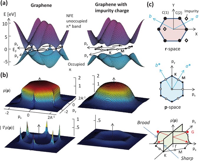 Electron momentum densities near Dirac cones: Anisotropic Umklapp ...