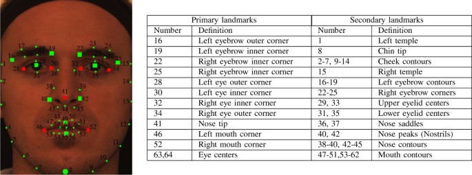 A comparative study of face landmarking techniques | EURASIP Journal on ...
