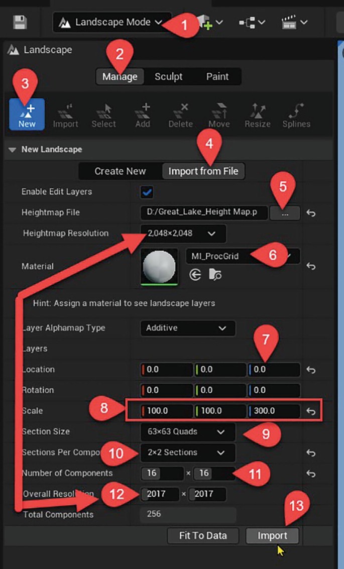 From Heightmap to Large Open-World Landscape | SpringerLink