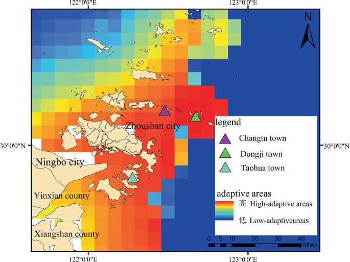 The Habitat Suitability of Sepiella maindroni in the Coastal Areas of ...