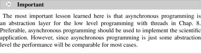 Asynchronous Programming | SpringerLink