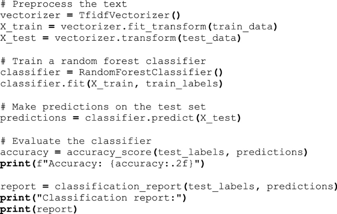 Text Classification | SpringerLink