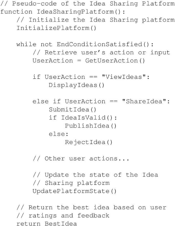 Fostering Joint Innovation: A Global Online Platform for Ideas Sharing and Collaboration ...