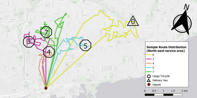 Express Package Delivery Optimization Using Walkers, Cargo Tricycles ...