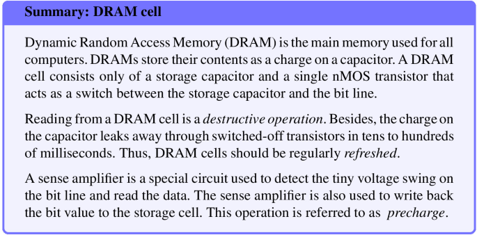 Main Memory | SpringerLink