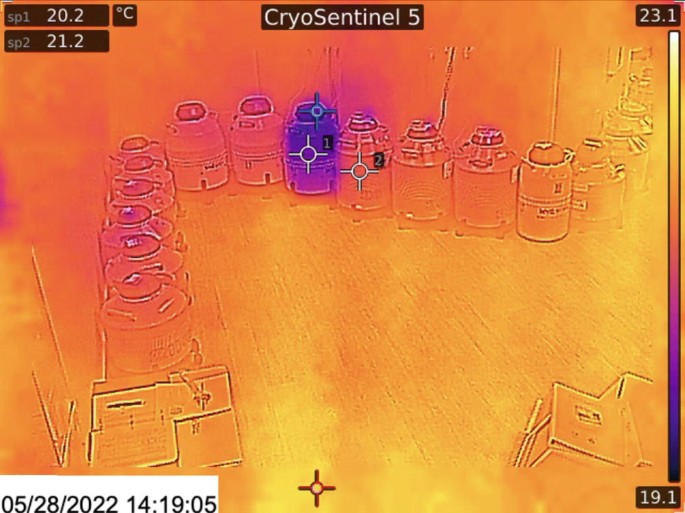 Keeping Cryopreserved Specimen Safe: Thermographic Imaging | SpringerLink