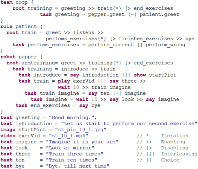 Two Concepts of Domain-Specific Languages for Therapists to Control a Humanoid Robot | SpringerLink