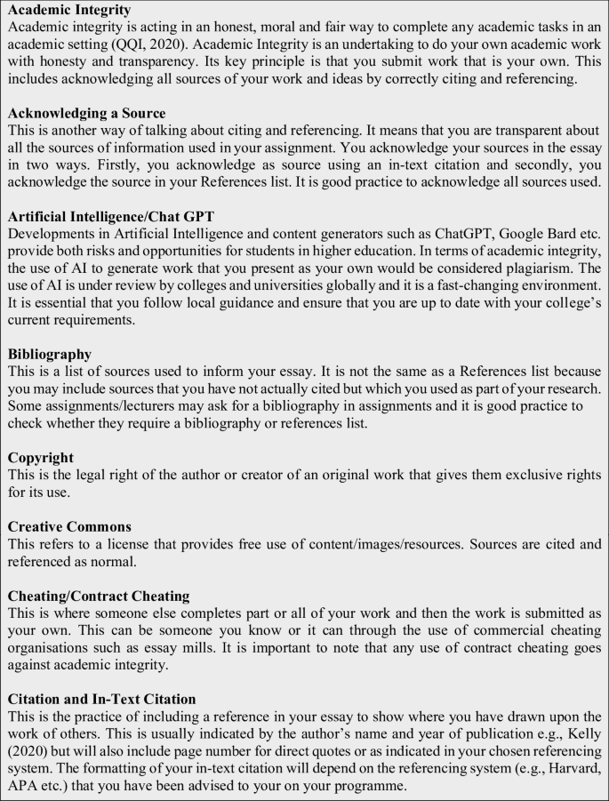 Writing with Integrity | SpringerLink