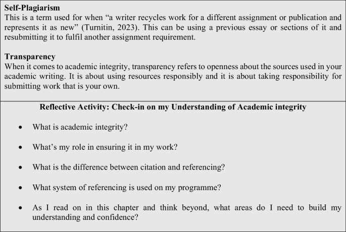 Writing with Integrity | SpringerLink