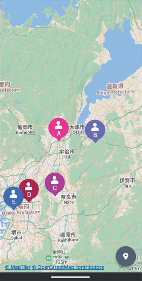Location Information Sharing System on a Virtual Town Map to Enhance a ...
