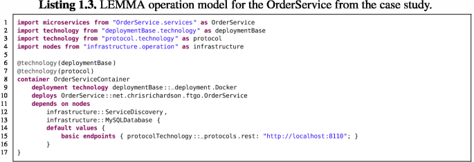 Model-Driven Security Smell Resolution in Microservice Architecture Using LEMMA | SpringerLink