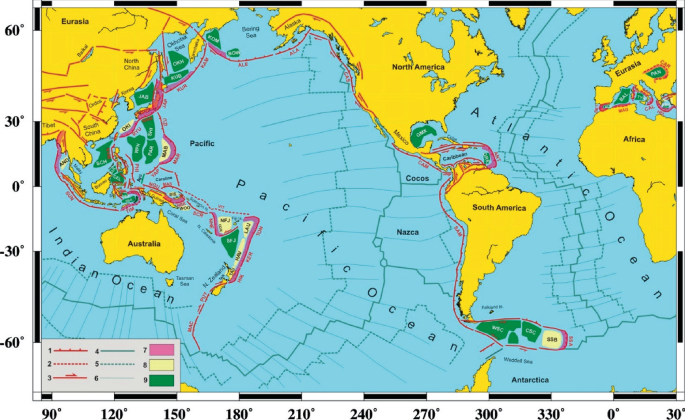 Western Pacific Trench Arc Back Arc Systems Springerlink