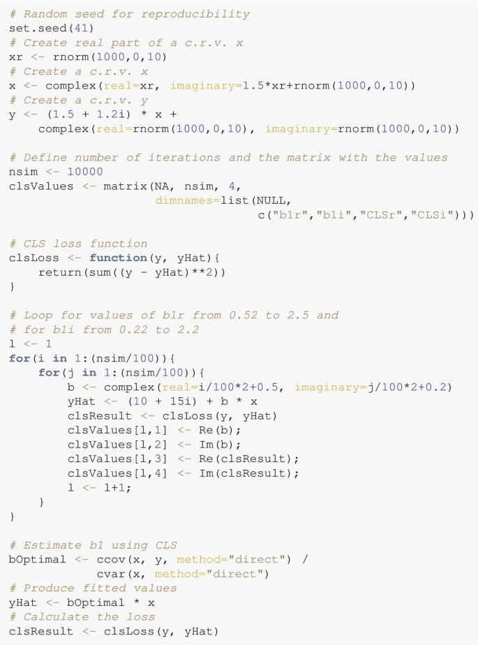 Simple Complex Linear Regression | SpringerLink