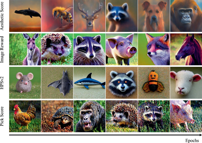 Enhancing Reinforcement Learning Finetuned Text-to-Image Generative Model Using Reward Ensemble ...