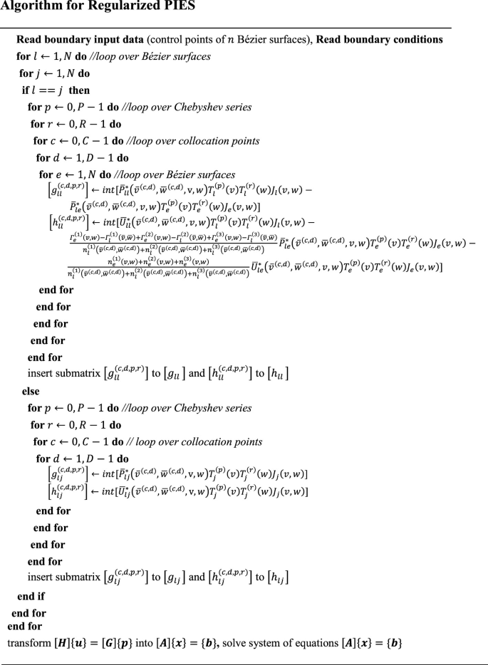 Elimination of Computing Singular Surface Integrals in the PIES Method ...
