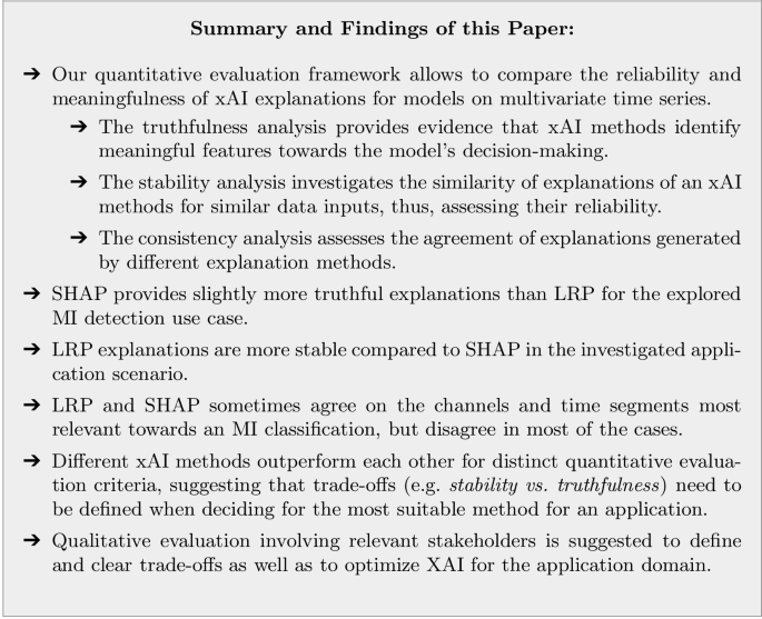 Quantitative Evaluation of xAI Methods for Multivariate Time Series - A ...