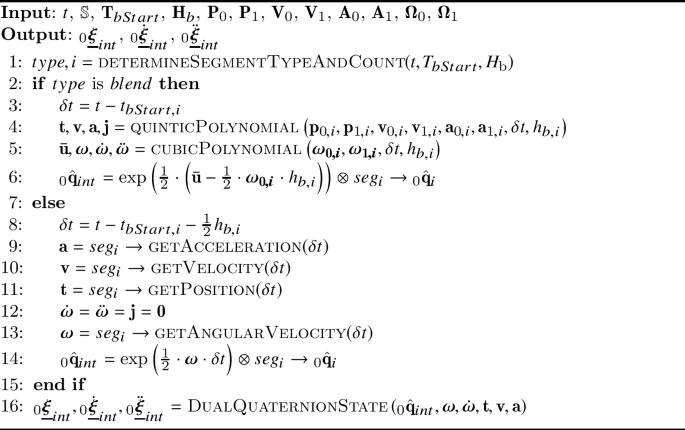 Dual Quaternion Quintic Blends: $$\mathcal {C}^2$$ -Continuous, Time-Optimized Interpolation ...