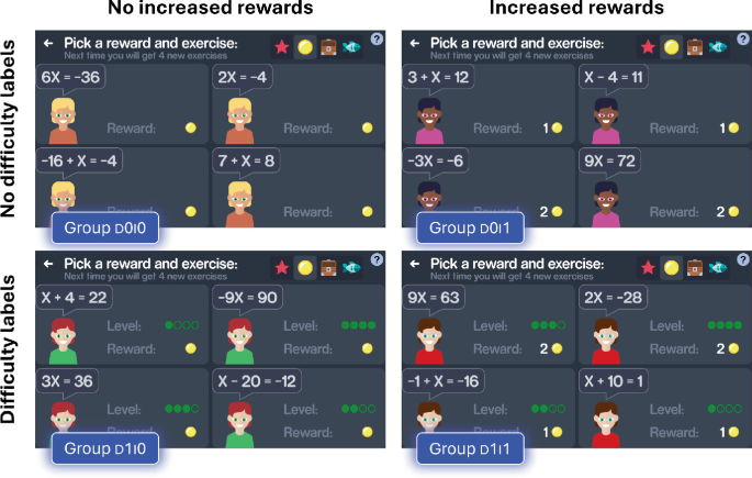 Nudging Adolescents Towards Recommended Maths Exercises with Gameful ...