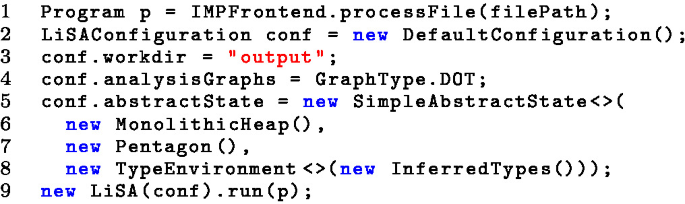 Teaching Through Practice: Advanced Static Analysis with LiSA | SpringerLink