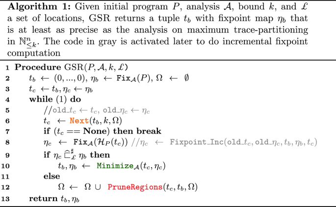 Trace Partitioning as an Optimization Problem | SpringerLink