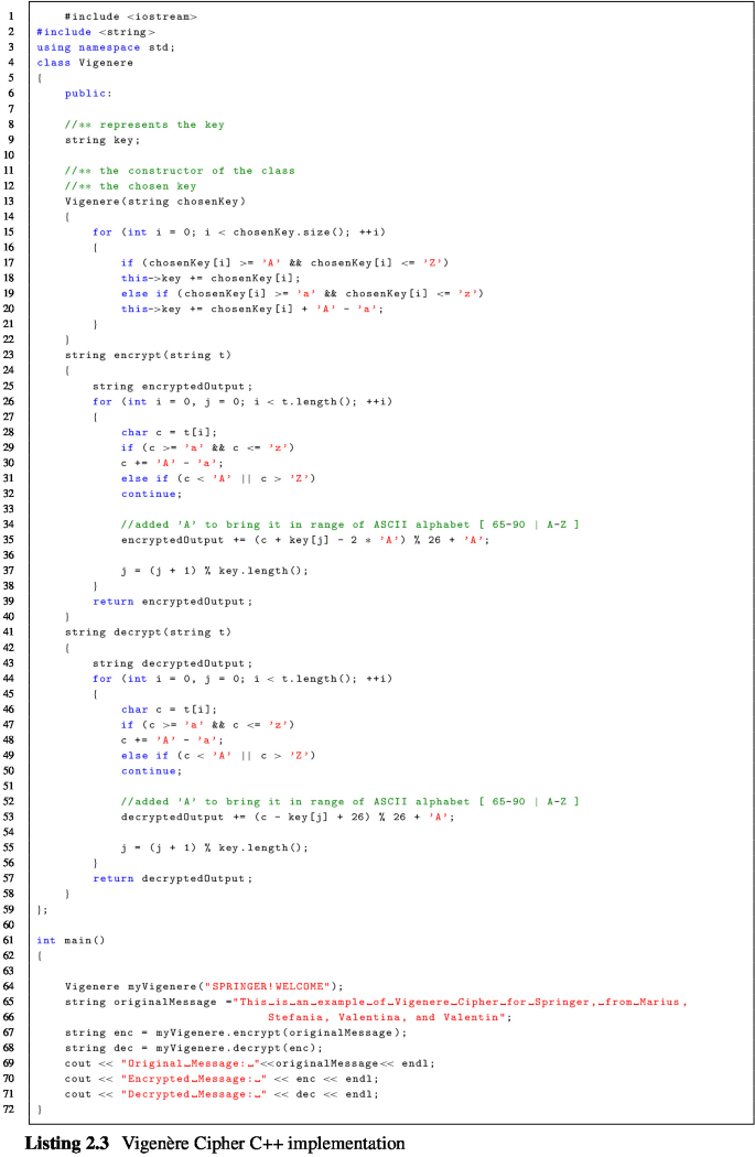 Classical and Modern Cryptography | SpringerLink