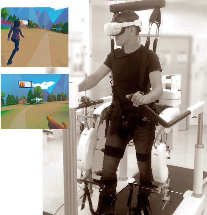 Integrating Immersive Virtual Reality and Robot-Assisted Gait Training ...