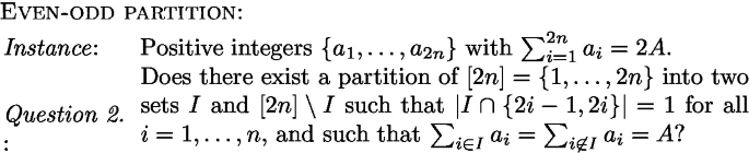 Complexity of Fixed Order Routing | SpringerLink