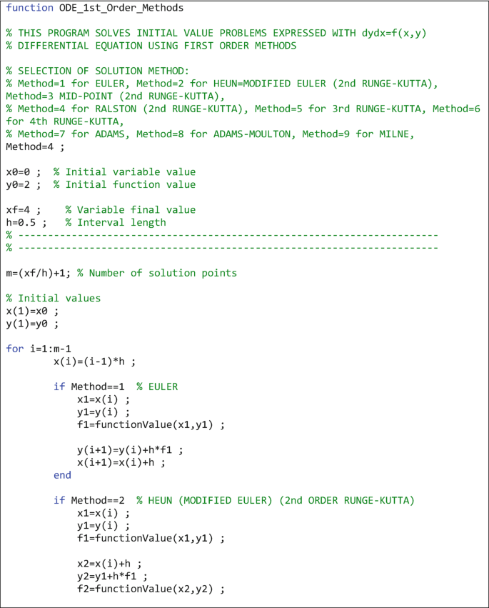 Numerical Solution of Differential Equations (Initial Value Problems) | SpringerLink