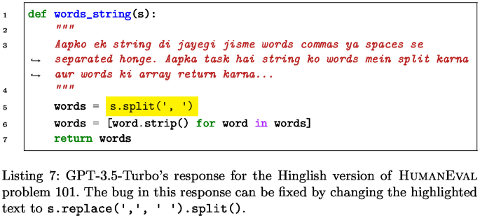 HinglishEval: Evaluating the Effectiveness of Code-Generation Models on Hinglish Prompts ...