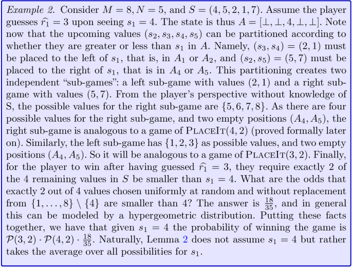 A Mathematical Analysis of PlaceIt: A Game of Perfect Online Sorting ...