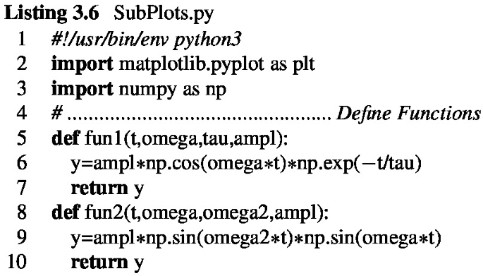 Plotting with Matplotlib | SpringerLink